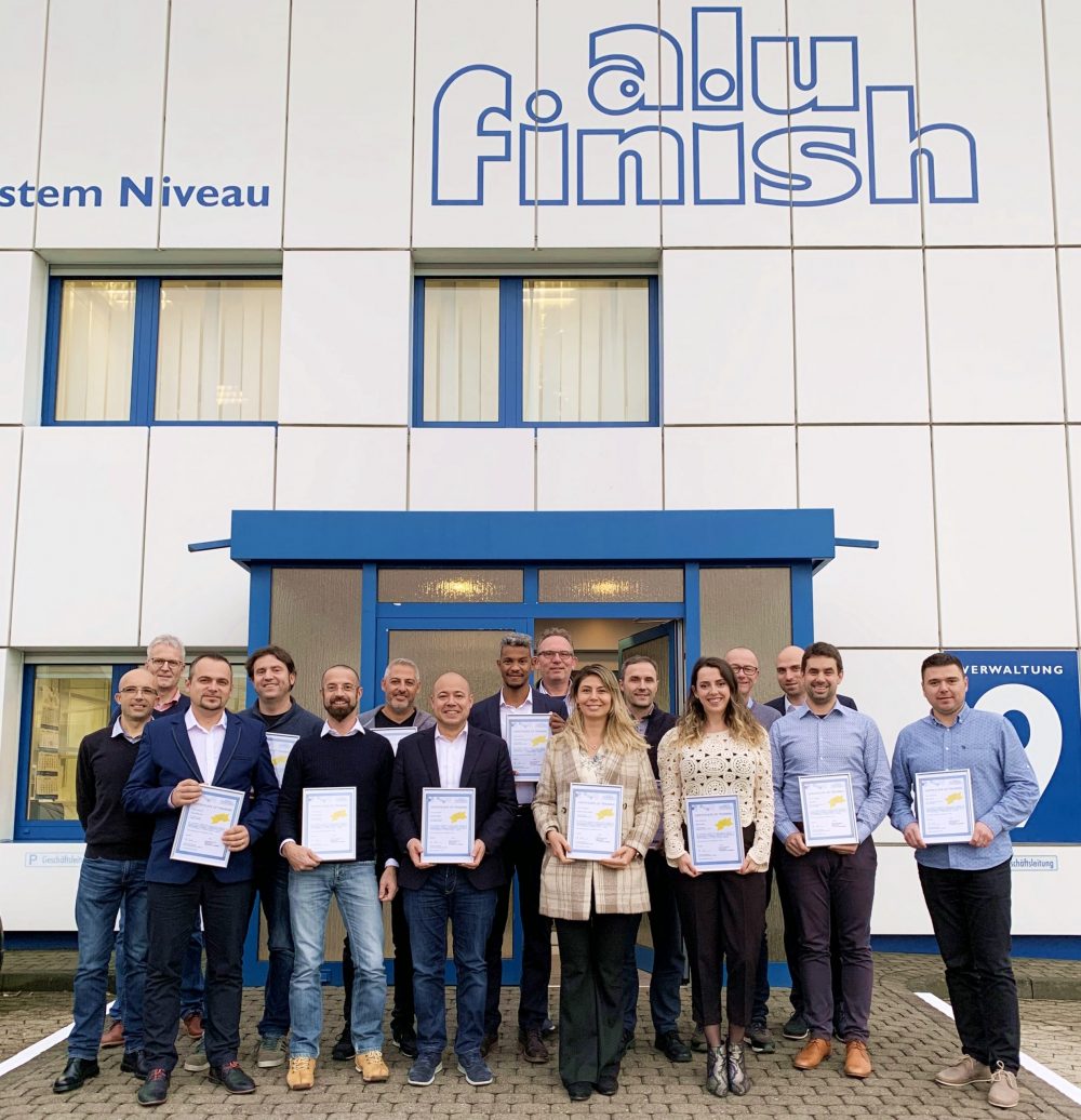 Weiterbildungsmaßnahmen für internationale Partner bei Alufinish ...
