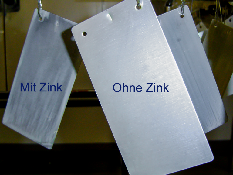 Das Problem mit Zink in sauren Aluminiumbeizen - Alufinish