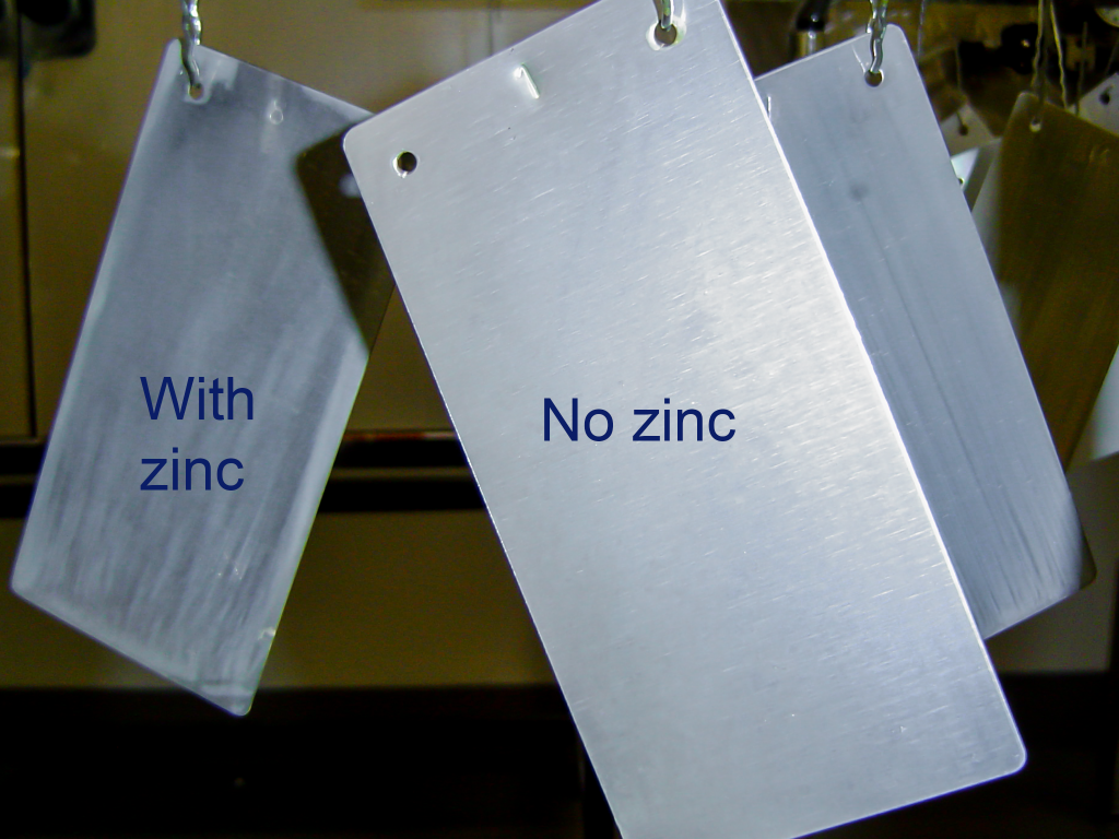 The problem with zinc in acidic aluminium etching - Alufinish
